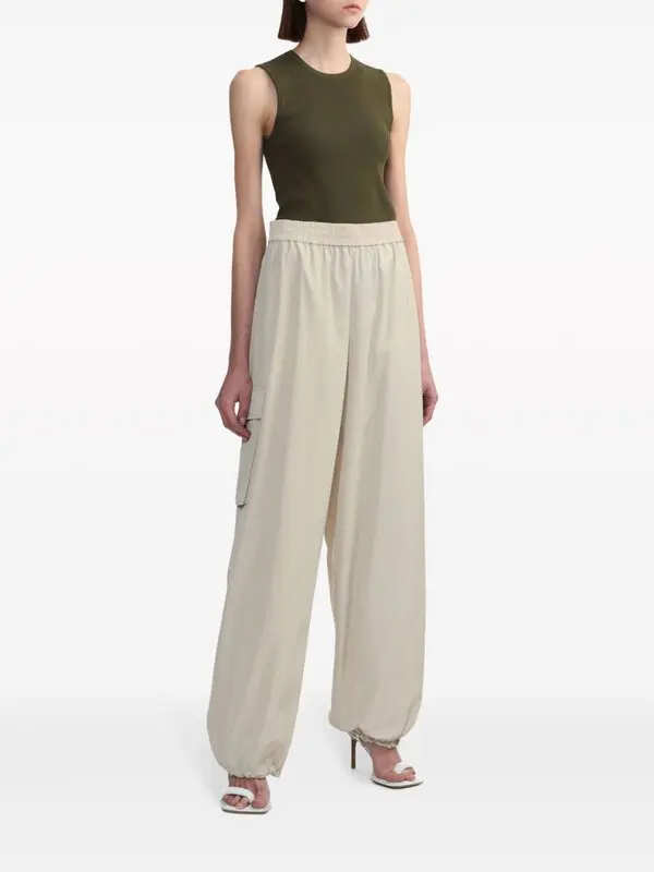 Tibi Cutout-detail Ribbed Top