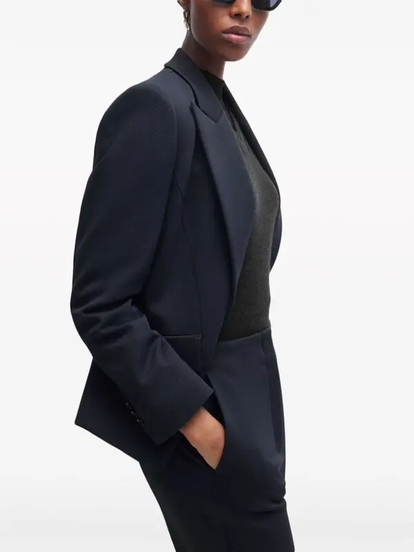 BOSS Single-breasted Off-centre Blazer