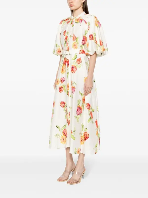 knee length dresses for ladies Acler Normanhll Midi Dress in Bluebell, Size 6 AU