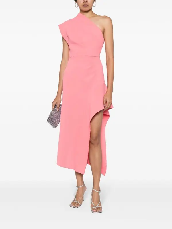 Acler Eddington Draped Minidress - Pink | Editorialist