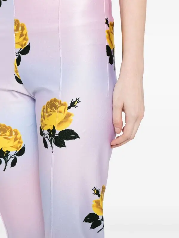 MERYLL ROGGE Floral-print Skinny Trousers
