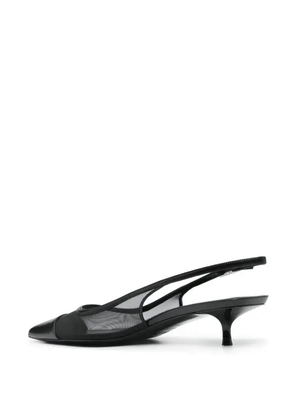 Saint Laurent Oxalis 30mm Mesh Pumps