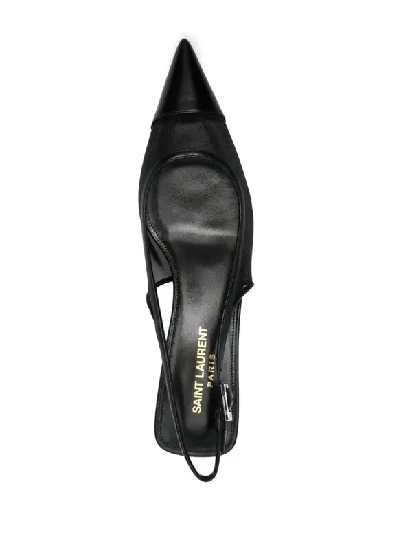 Saint Laurent Oxalis 30mm Mesh Pumps