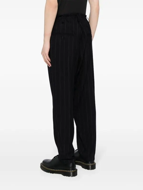 Yohji Yamamoto Pinstriped Tailored Trousers