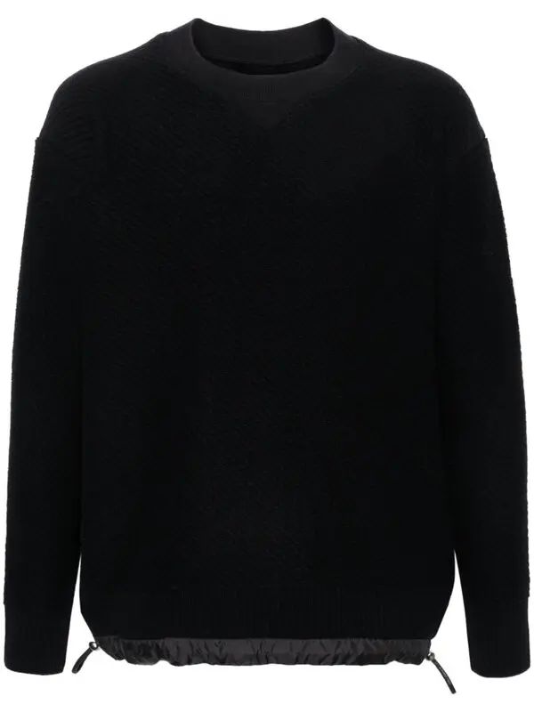 Sacai Ribbed-knit Jumper