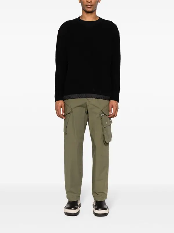 Sacai Ribbed-knit Jumper