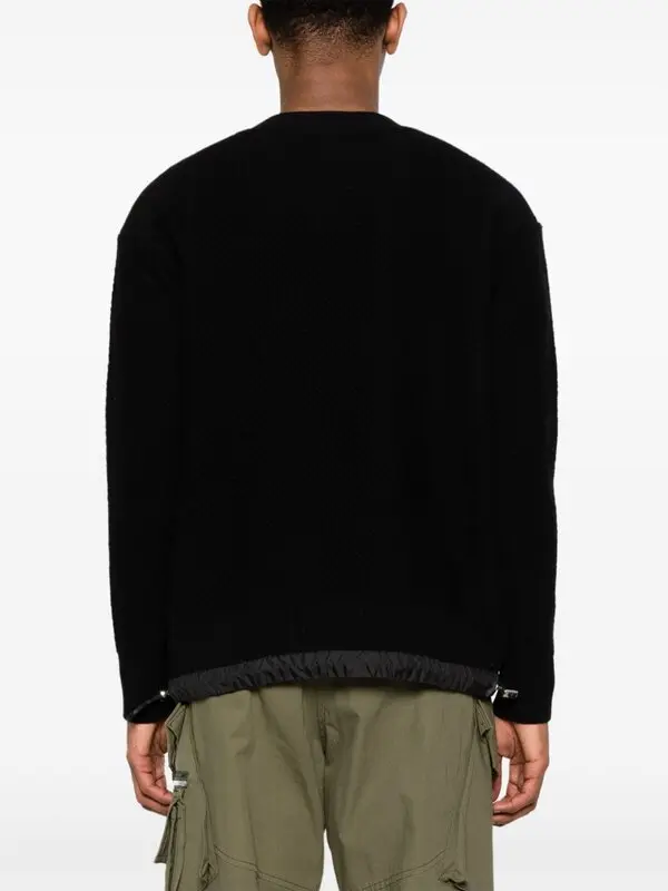 Sacai Ribbed-knit Jumper