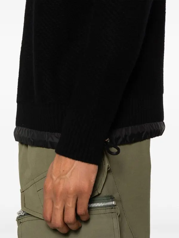Sacai Ribbed-knit Jumper