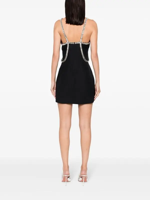 NUE Crystal-embellished Mini Dress
