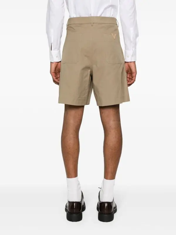 Valentino Garavani Vlogo Cotton Shorts