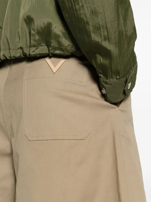 Valentino Garavani Vlogo Cotton Shorts