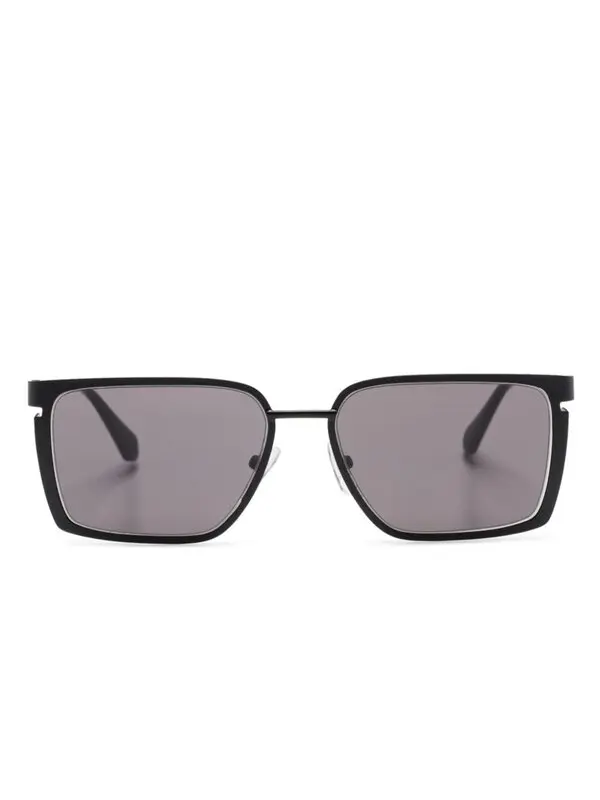 Off-White Yoder Rectangle-frame Sunglasses - Black