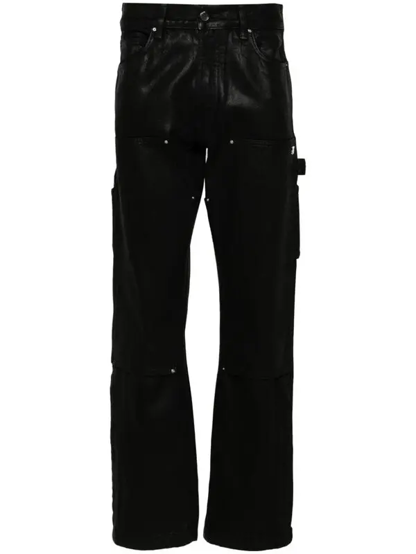 Amiri Mid-rise Straight-leg Trousers