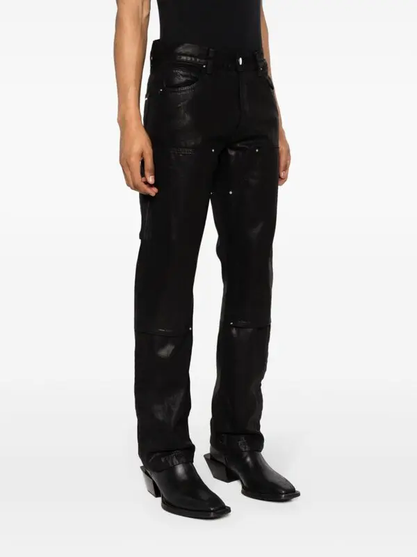 Amiri Mid-rise Straight-leg Trousers