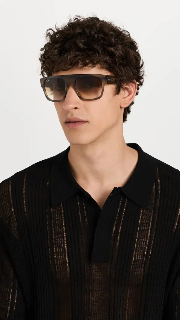 Ray-ban Drifter Square Sunglasses - Striped Green