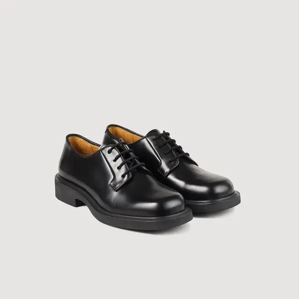 Sandro Patent Leather Dress Shoes - Black