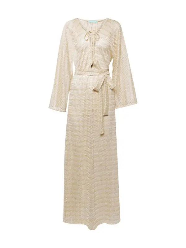 Melissa Odabash Nina Crochet Kaftan - Gold
