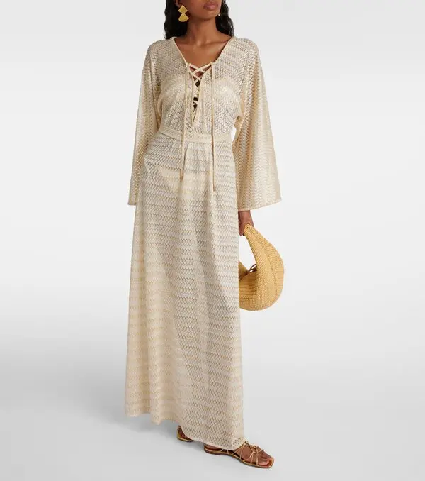 Melissa Odabash Nina Crochet Kaftan