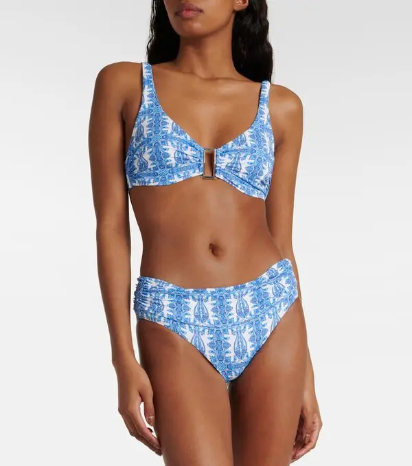 Melissa Odabash Printed Bel Air Bikini Top