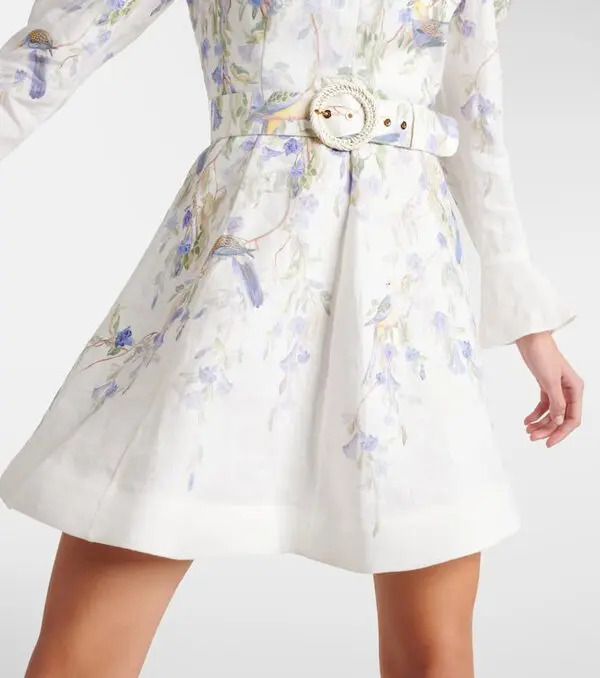 Zimmermann Natura Floral Linen Minidress