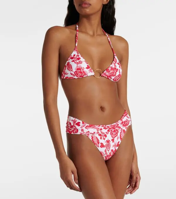 Melissa Odabash Brussels Floral Bikini Bottom - Multicoloured