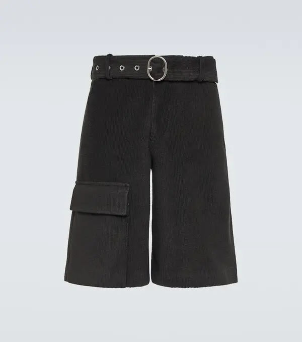JIL SANDER Crochet Low-rise Cotton-blend Shorts