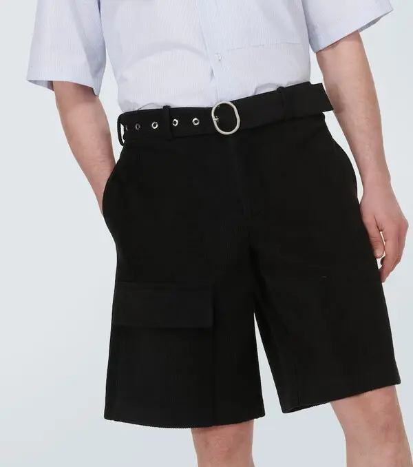 JIL SANDER Crochet Low-rise Cotton-blend Shorts