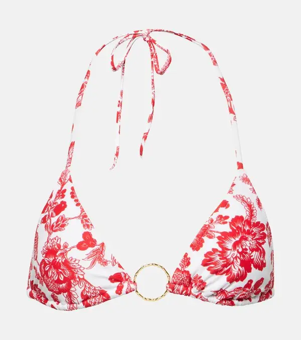 Melissa Odabash Miami Floral Bikini Top - Multicoloured