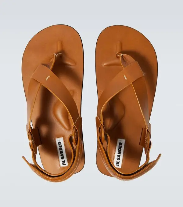 JIL SANDER Leather Sandals