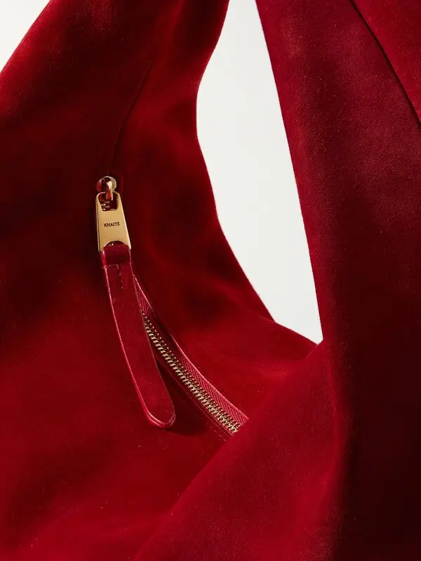 Khaite - KHAITE Olivia Medium Suede Tote