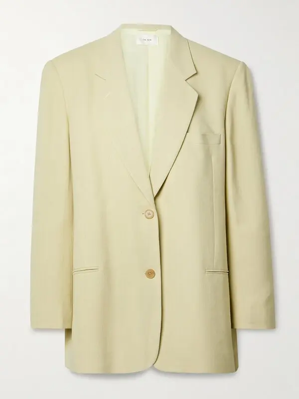 THE ROW Marina Oversized Woven Blazer
