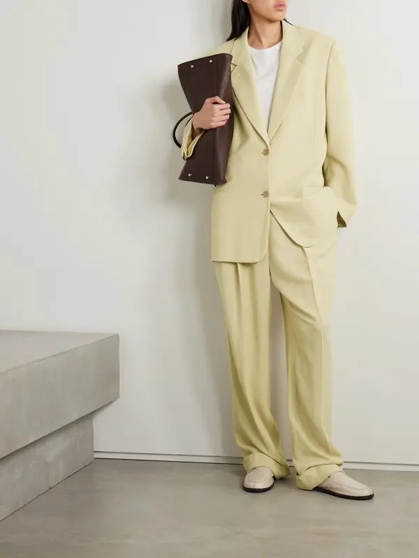 THE ROW Marina Oversized Woven Blazer