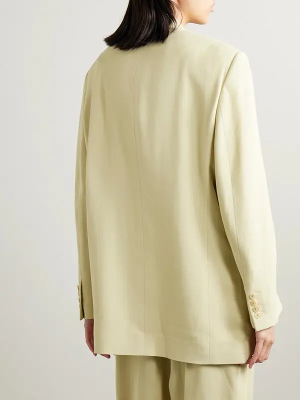 THE ROW Marina Oversized Woven Blazer