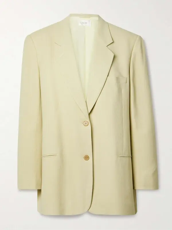 THE ROW Marina Oversized Woven Blazer