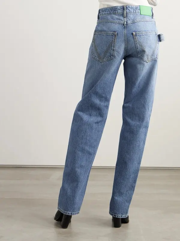 Bottega Veneta High-rise Straight-leg Denim Jeans