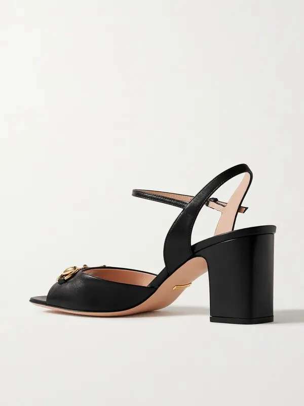 Gucci Lady Horsebit-detailed Leather Sandals