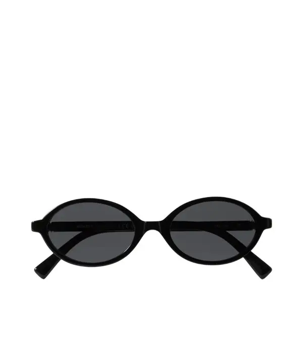 Miu Miu Oval-frame Sunglasses - Black