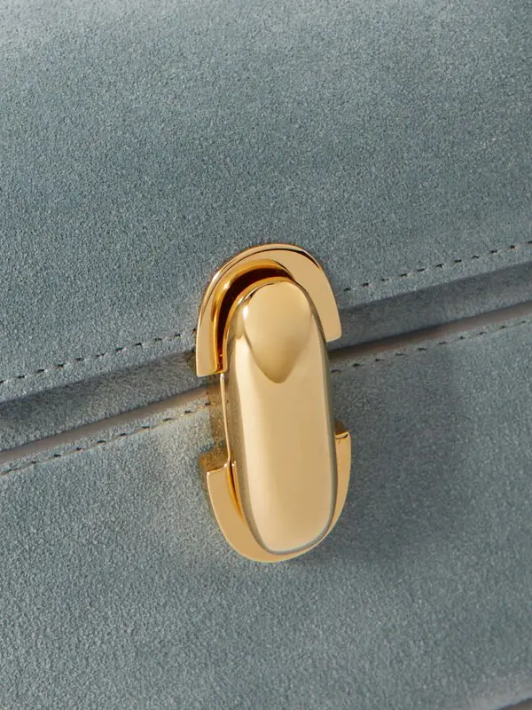 Savette Symmetry Pochette Suede Tote