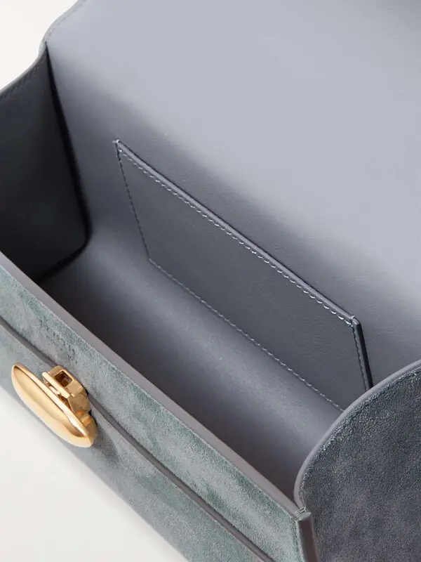 Savette Symmetry Pochette Suede Tote