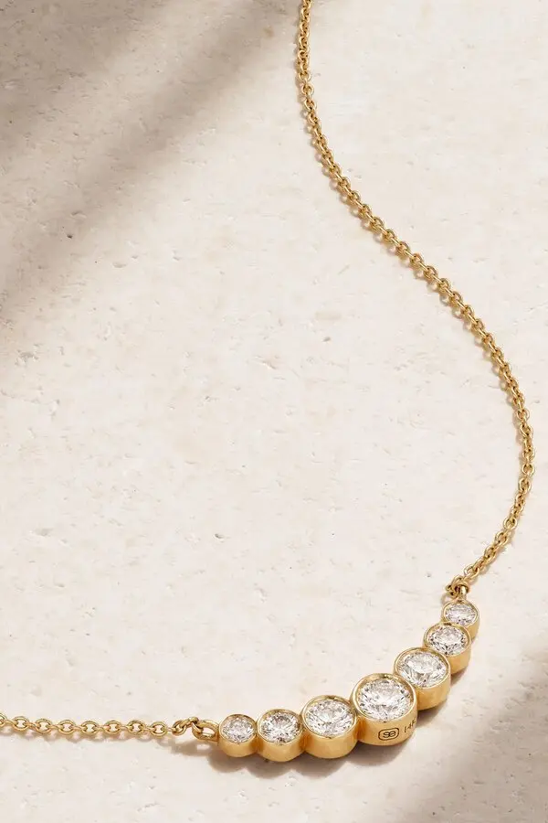 SYDNEY EVAN 14-karat Diamond Necklace - Gold