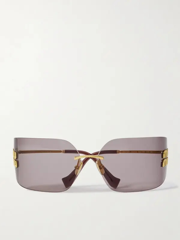 Miu Miu D-frame Sunglasses - Brown