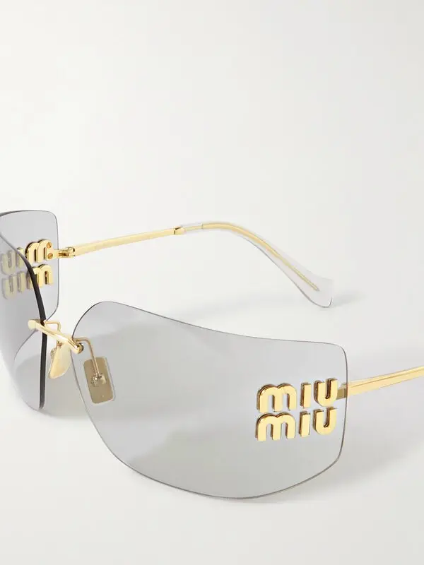 Miu Miu D-frame Sunglasses - Gray