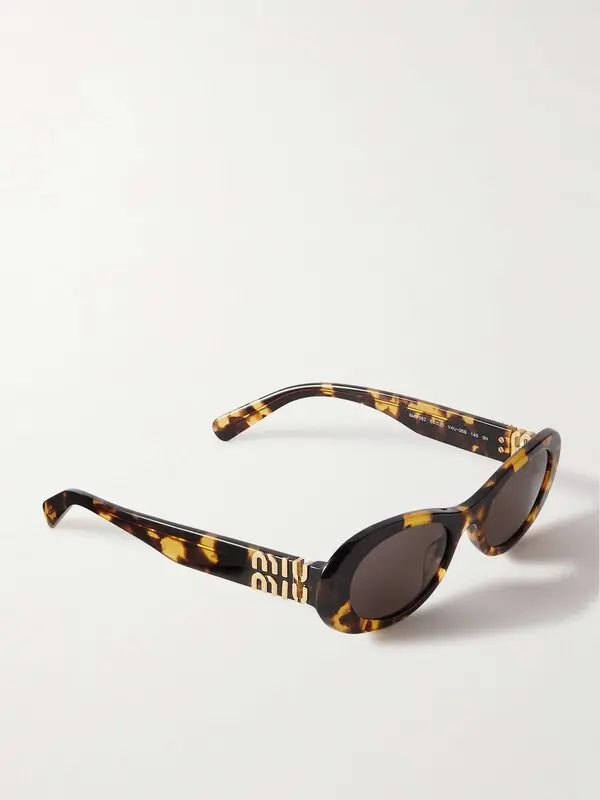 Miu Miu - Miu Miu Eyewear Oval-frame Sunglasses