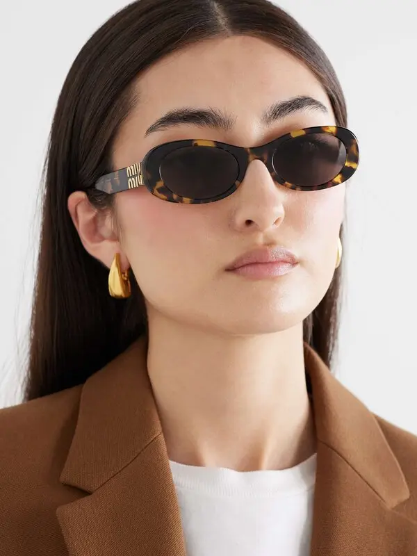 Miu Miu Oval-frame Sunglasses