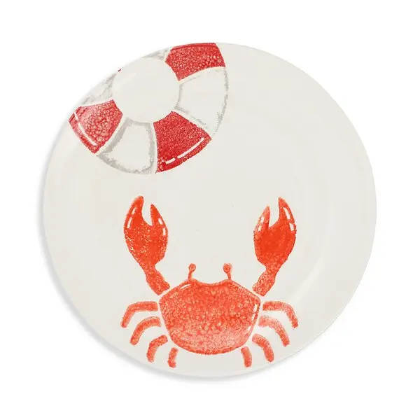 VIETRI Riviera Salad Plate - Crab