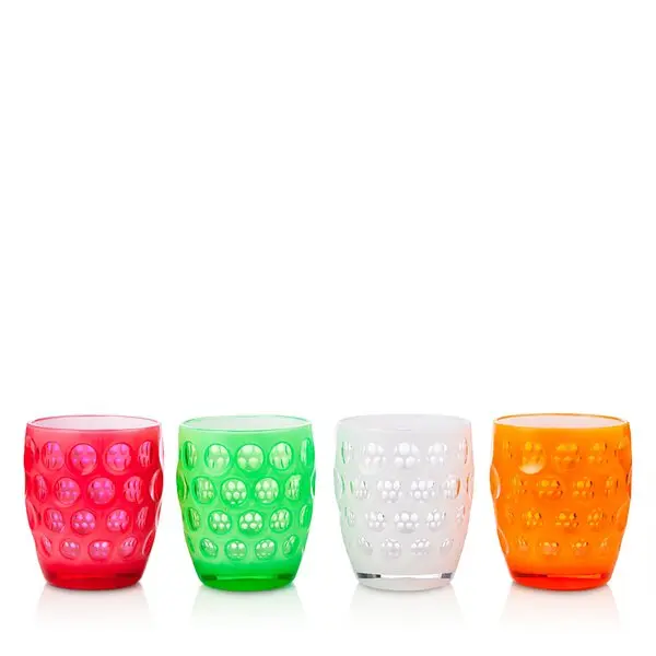 MARIO LUCA GIUSTI Lente Tumbler, Set Of 4 - Multicolor