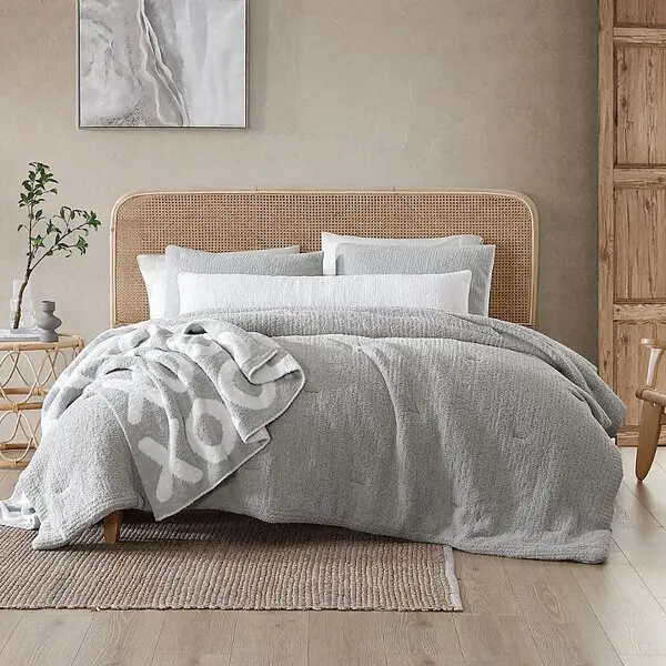 SUNDAY CITIZEN Snug Stitch Comforter - Cloud Grey