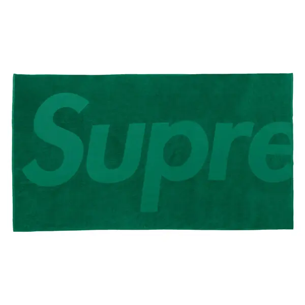 Supreme Tonal Logo Towel - Green