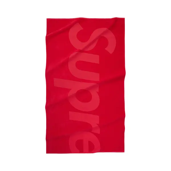 Supreme Tonal Logo Towel - Red