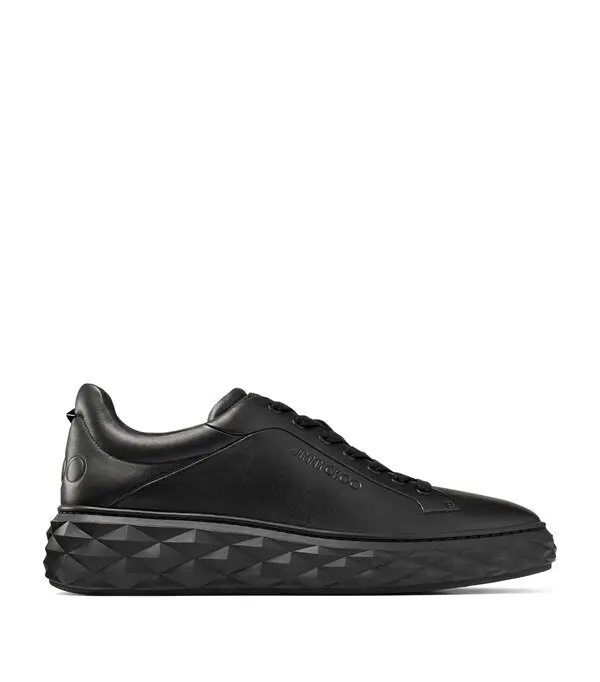 JIMMY CHOO Diamond Maxi Low-top Sneakers - Black